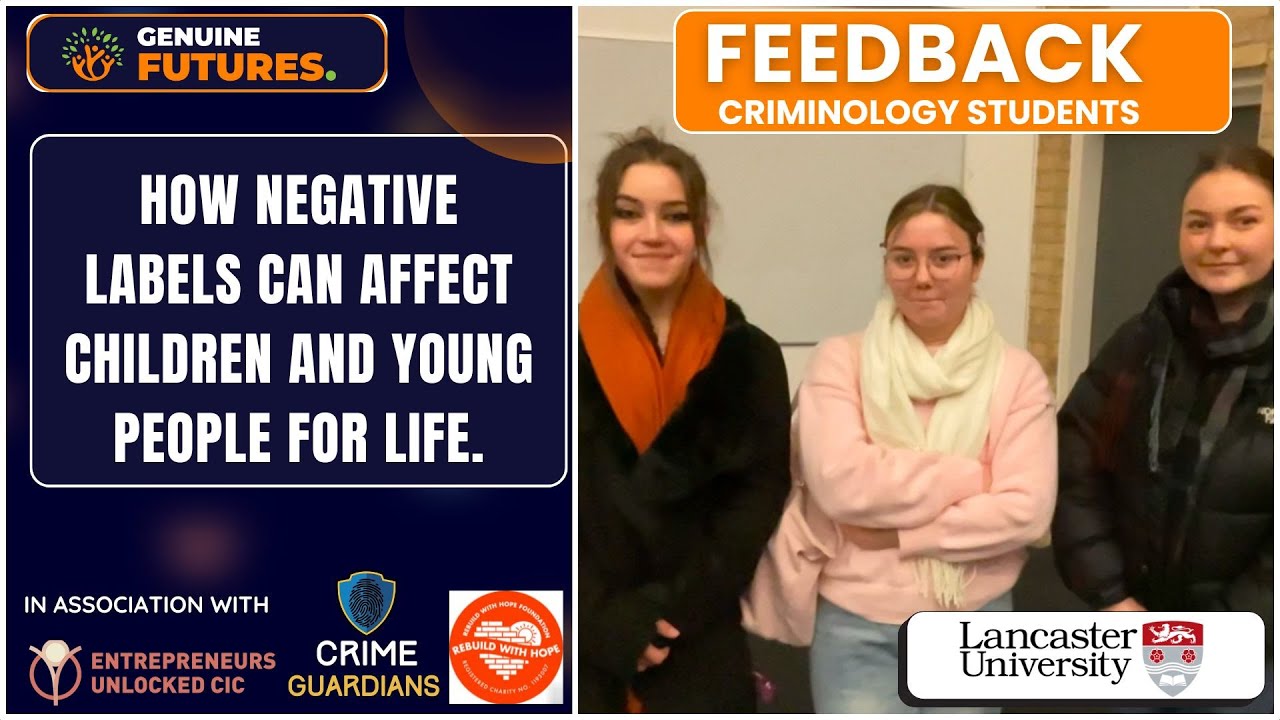 Student Feedback: How negative labels can affect children and young ...