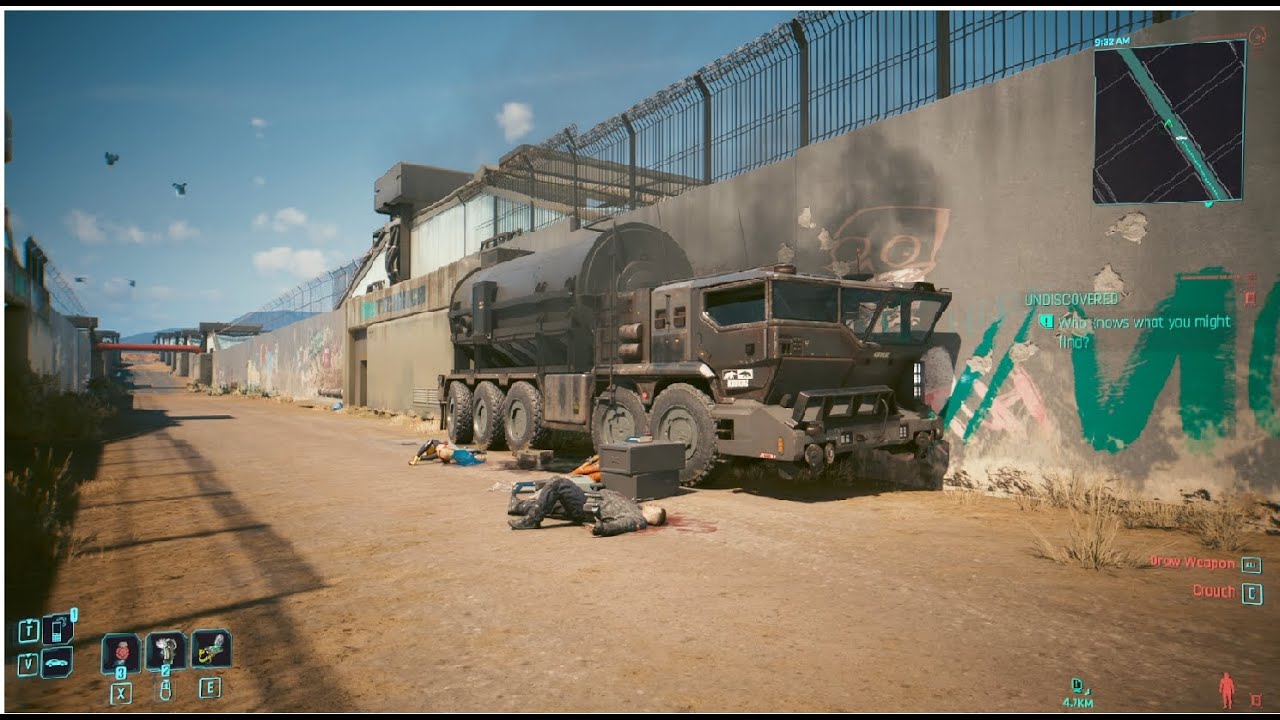 Cyberpunk 2077 Mad Max: Fury Road - Crashed war rig Easter Egg - YouTube