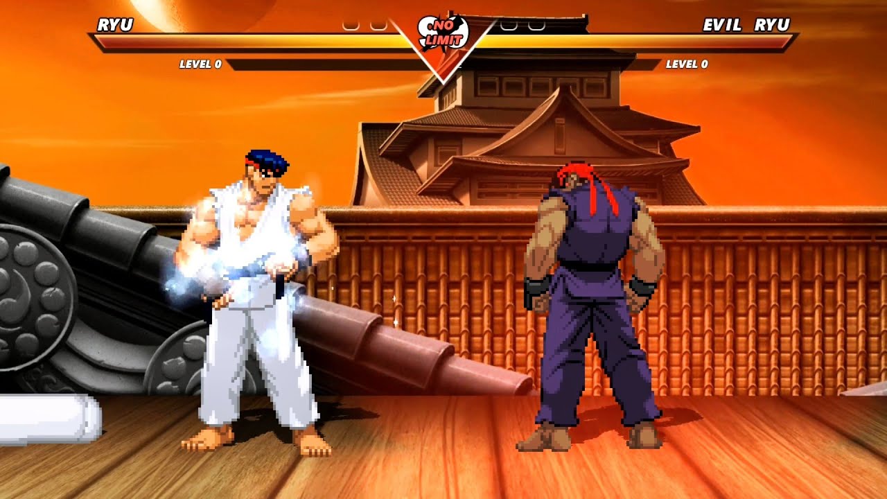 ICE POWER RYU vs EVIL RYU - Highest Level Amazing Fight! - YouTube
