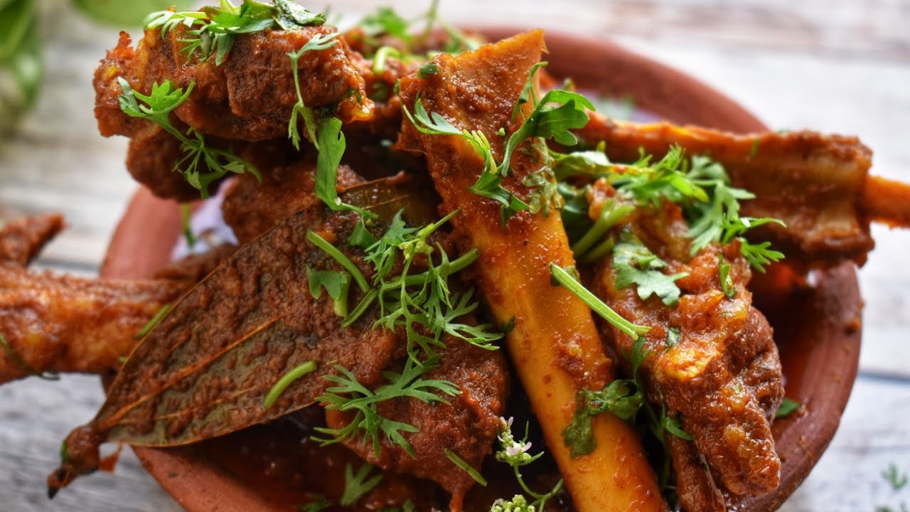 Mutton Handi Recipe | Mutton Curry | Dhaba Style Mutton Curry | Dry ...