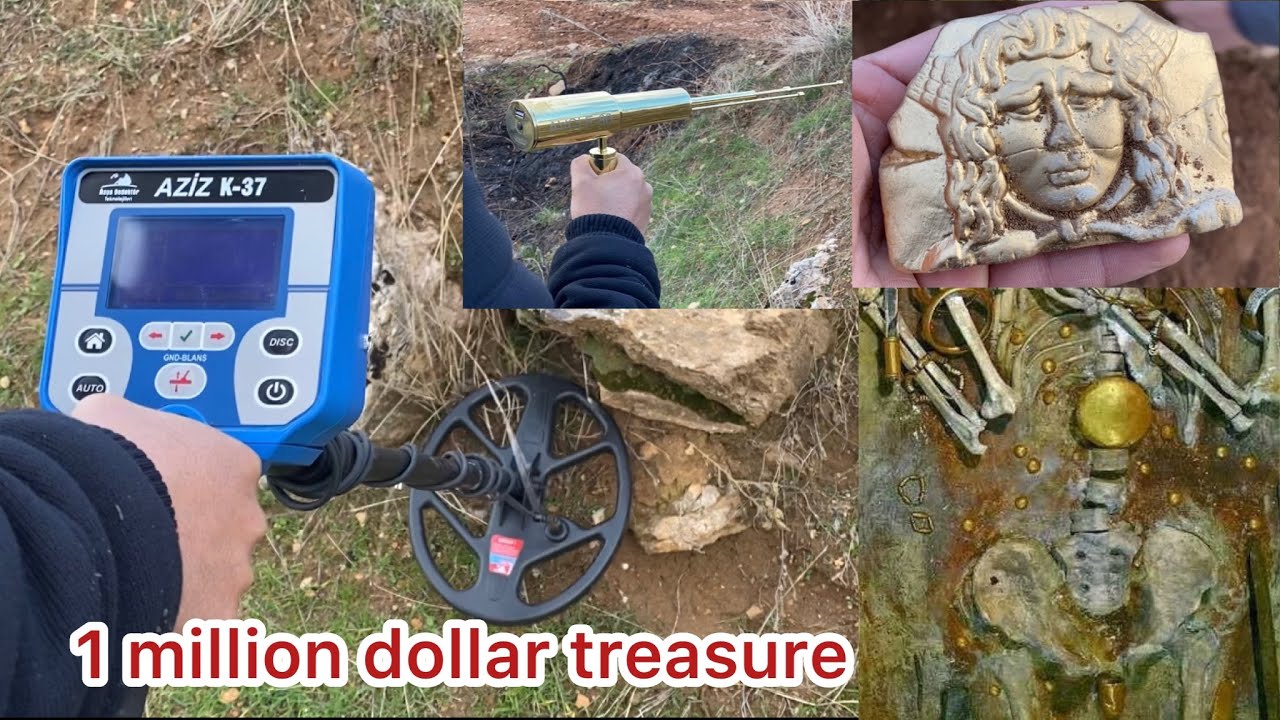 I found the real treasure chest with a metal detector - YouTube