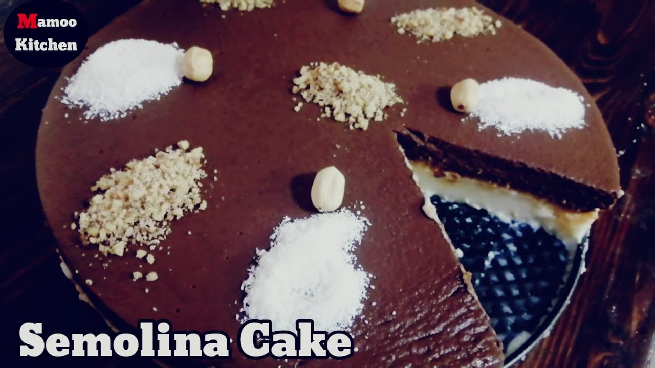 Chocolate Semolina Cake without Oven - YouTube