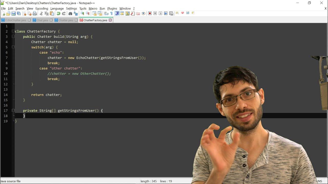JavaStream 3 (chatters) part 7: responses to illegal requests - YouTube