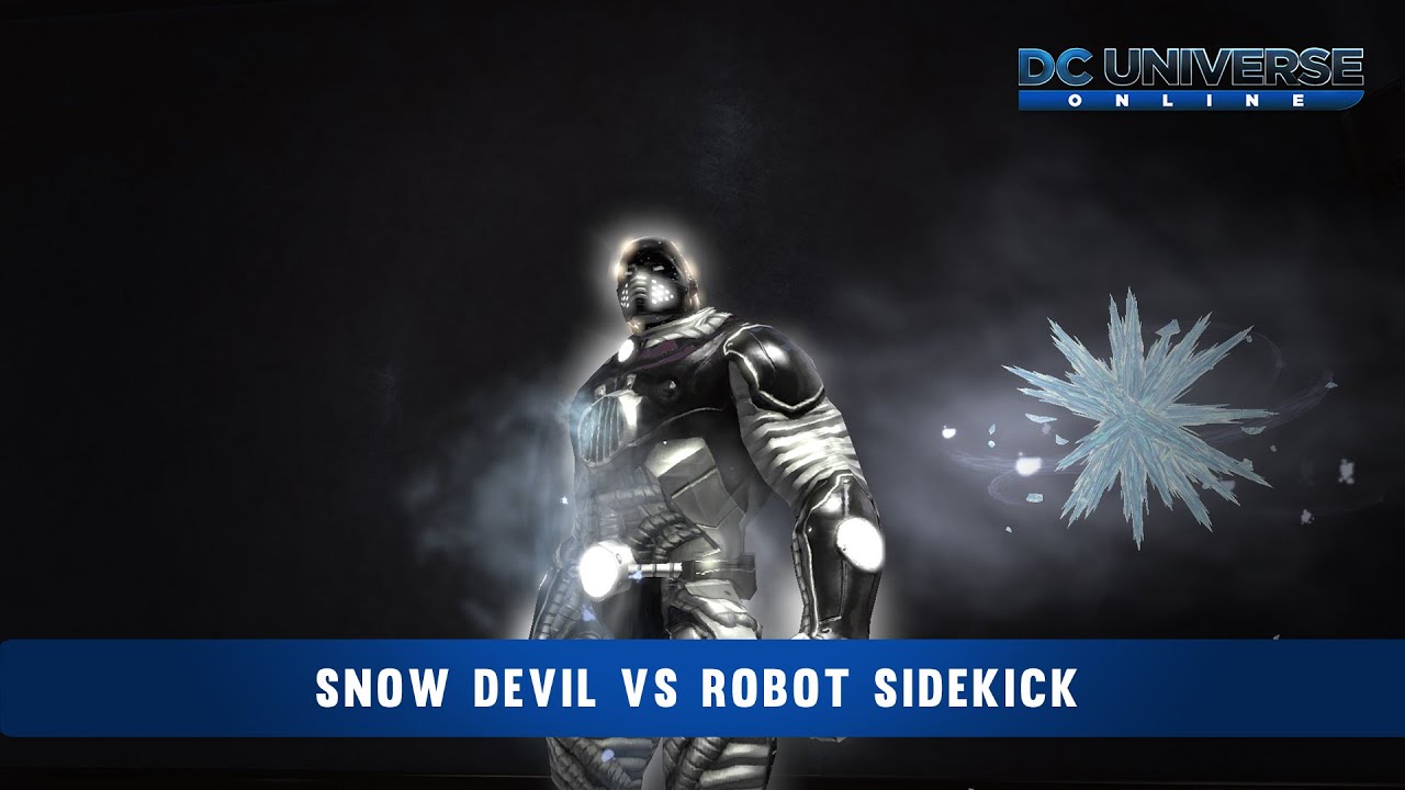DCUO: Ice DPS - Snow Devil vs Robot Sidekick - YouTube