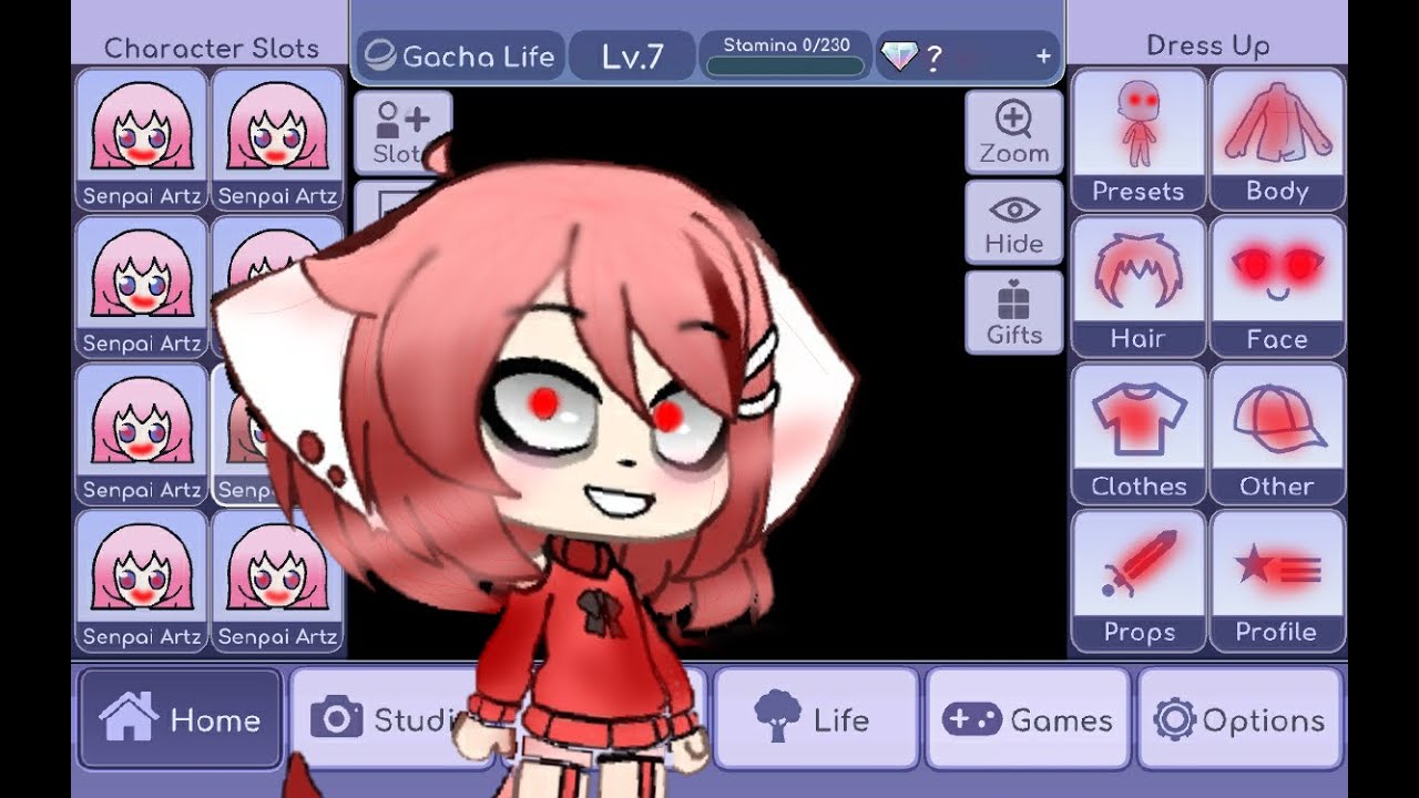 Senpai Artz glitch| Gacha life Glitch - YouTube