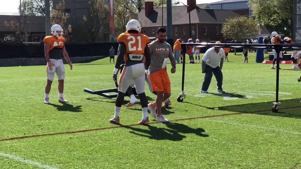 Tennessee Football Practice Highlights (4/17/18) - YouTube