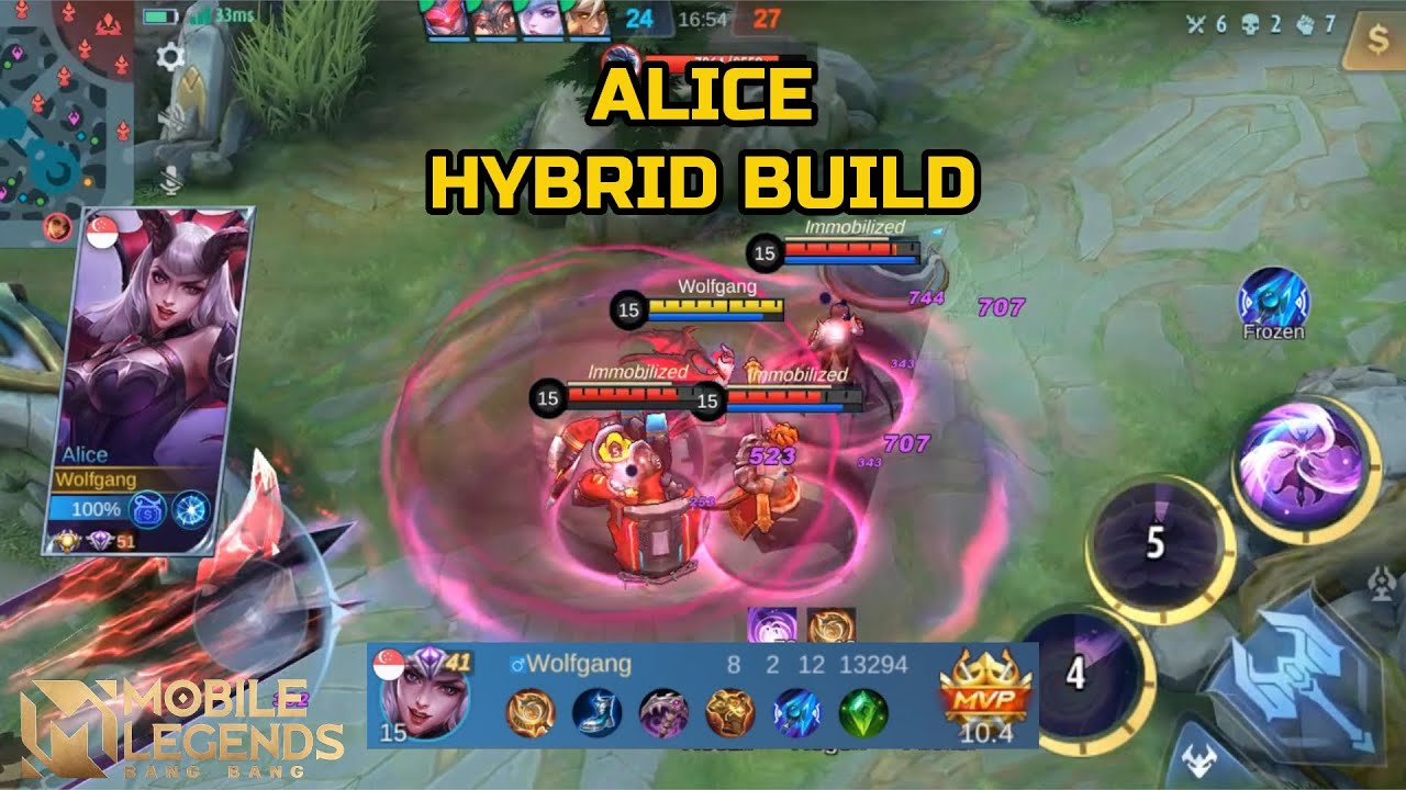 TRY THIS! Alice Hybrid Build | Mobile Legends: Bang Bang - 20220912 ...