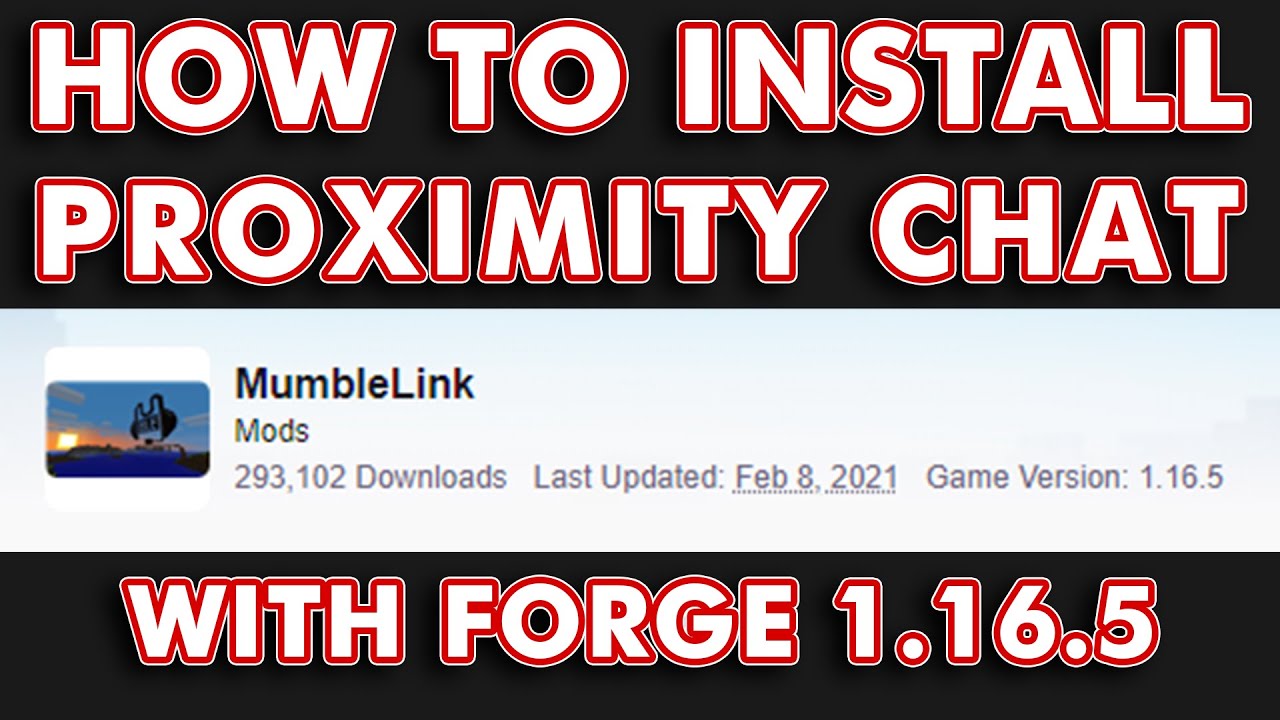 How To Use Mumble for Minecraft - Easy and Free Proximity Chat - YouTube