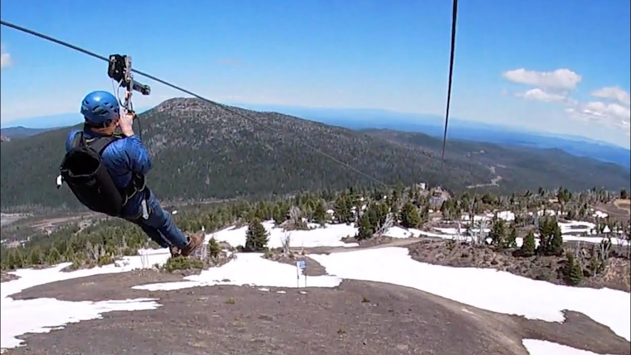 Mt Bachelor Summer Zip Line Tour - YouTube