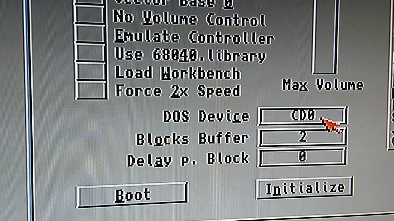 Amiga 1200 CD boot - YouTube