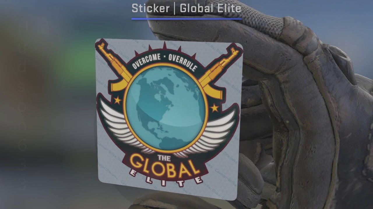 Global Elite Sticker - YouTube