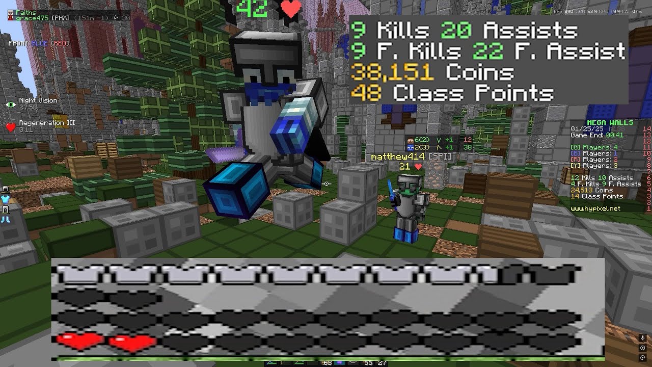 31 FK/FA ENDERMAN + DOMINATING ON ALL CLASSES - Hypixel Mega Walls - YouTube