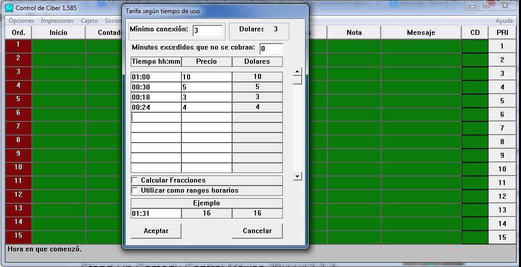 Como Poner precios en Control de Ciber - YouTube