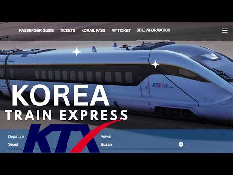 How to Book and Take KTX Korea Train Express to Busan from Seoul