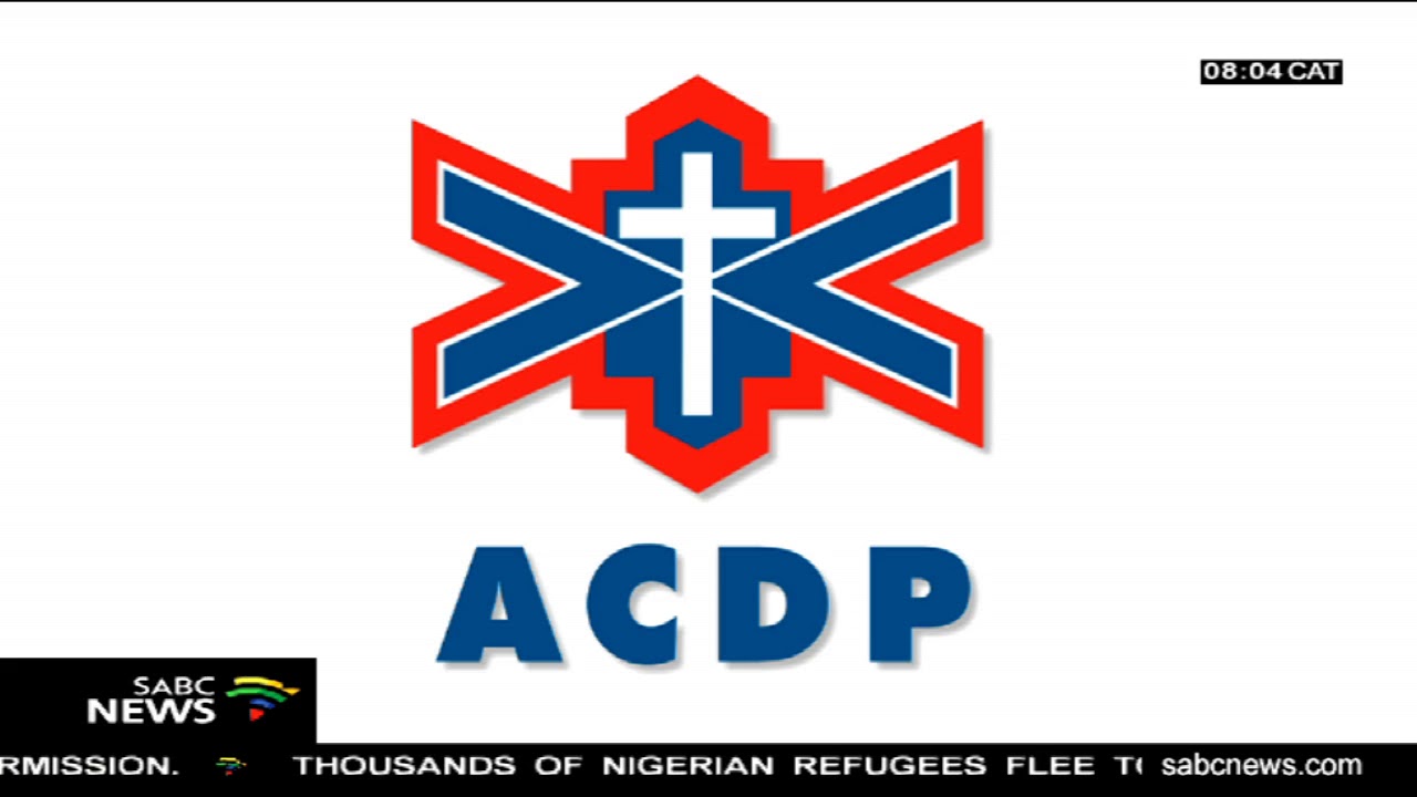 ACDP also launches its election manifesto this Saturday - YouTube