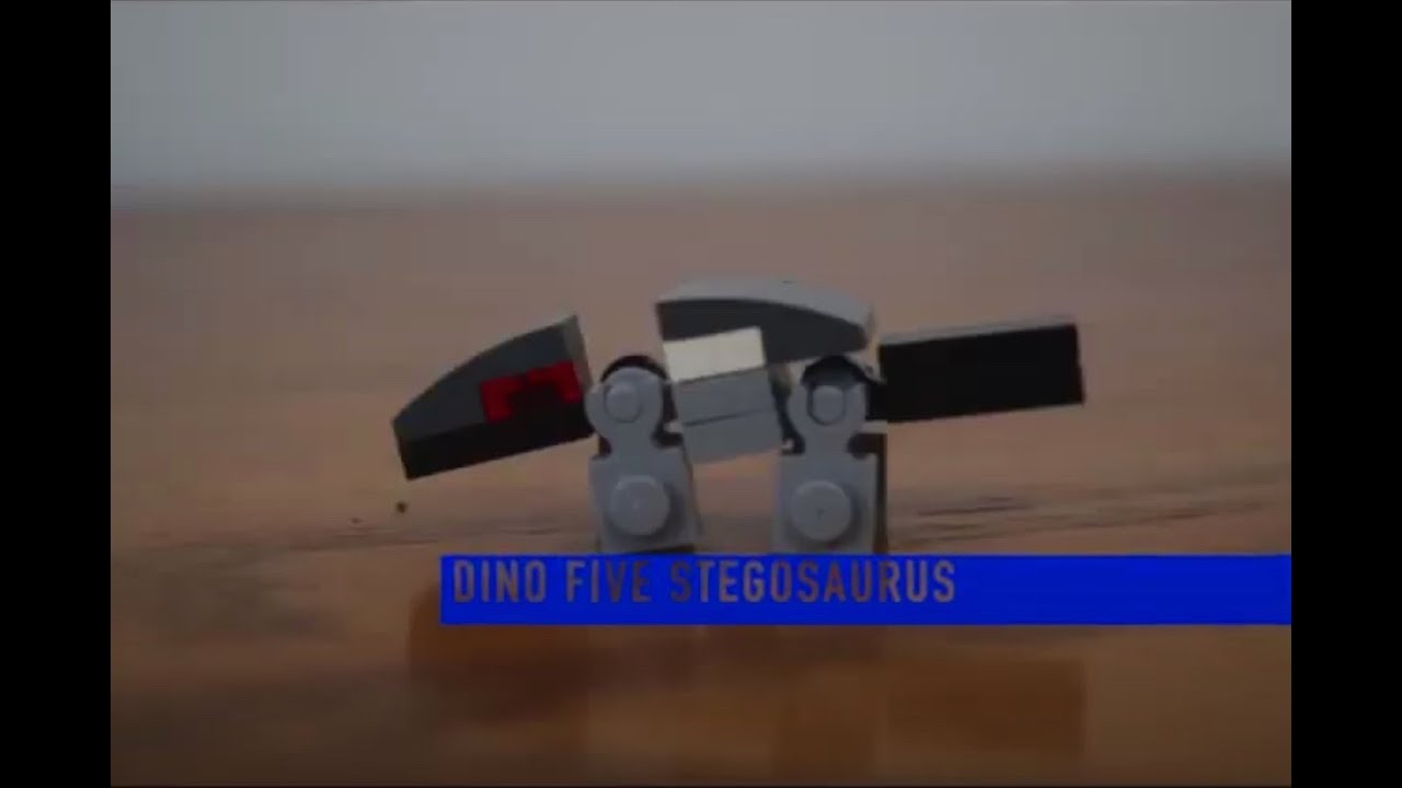 Mini Lego Dinosaurs to build easy - YouTube