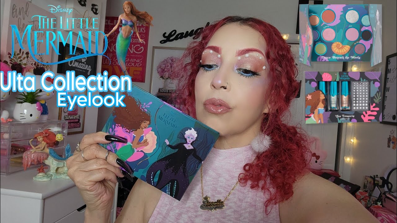 The Little Mermaid Ulta Collection 2023 | Mermaid Eyelook🧜🏻‍♀️👀 - YouTube