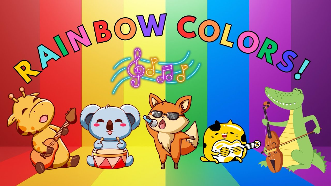 Let's Learn The Colors | Preschool Cartoon | Animation Color Songs for ...