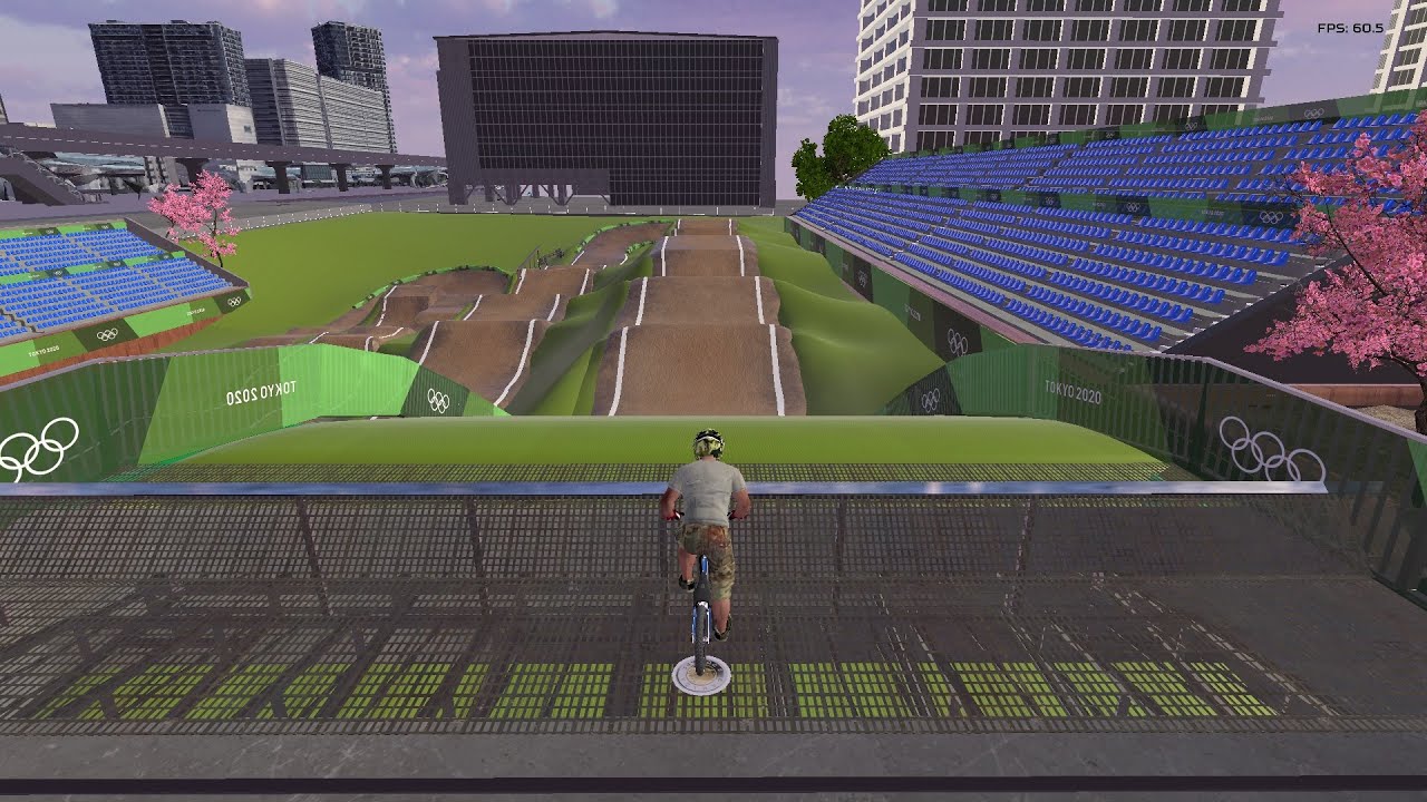 Bmx race track on bmx pipe streets. - YouTube