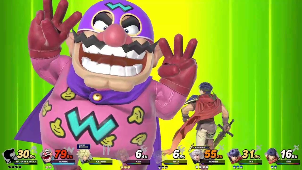 Super Smash Bros Ultimate 8 Player CPU Battle on Rainbow Cruise - YouTube
