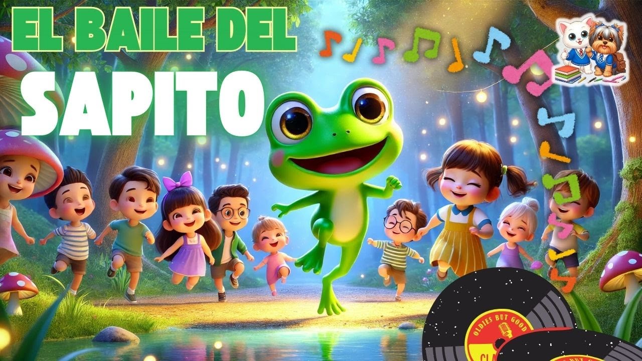 🐸🎶 ¡El Baile del Sapito! 🐸💃 Canción Infantil para Bailar y Saltar 🎶👦🧒 ...