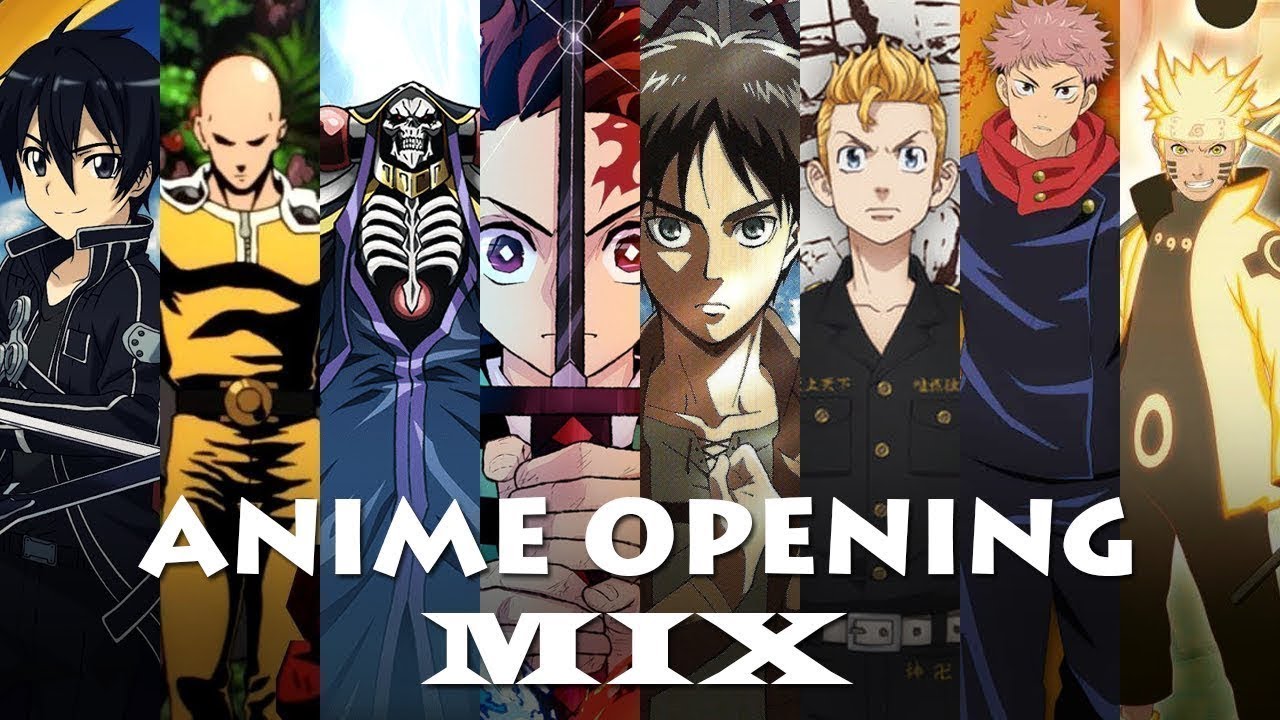 Anime Opening Music Mix | Best Anime OP All Time | Anime Opening ...