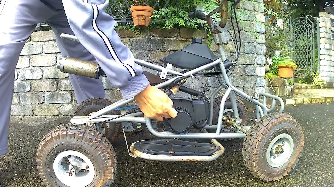5000円で買ったジャンクのミニ四輪バギーがあっさり動いた Mini Buggy - YouTube