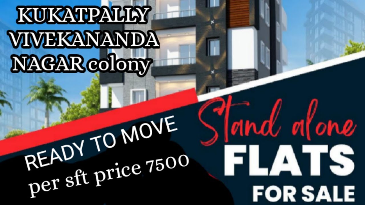 Kukatpally Vivekananda Nagar colony flats for sale 2&3bhk - YouTube