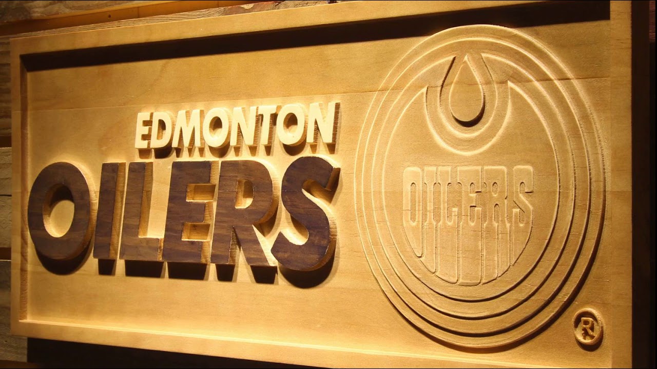 Edmonton Oilers Wood Sign - YouTube