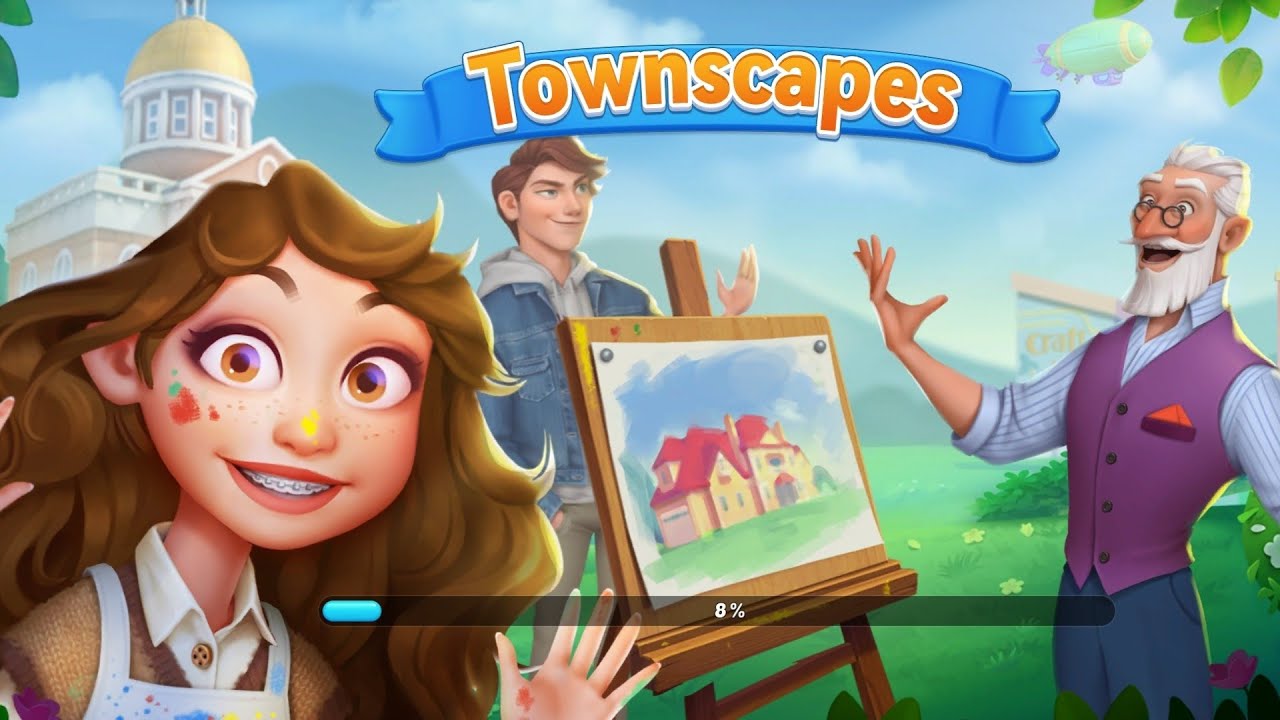 Townscapes Android Gameplay Walkthrough Part 1 - YouTube