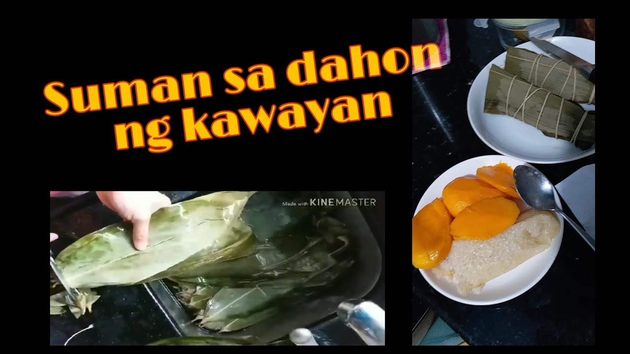 Suman sa dahon ng kawayan - YouTube