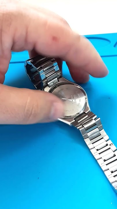 Литиевая батарейка в часах Casio Edifice (ч.2) - YouTube