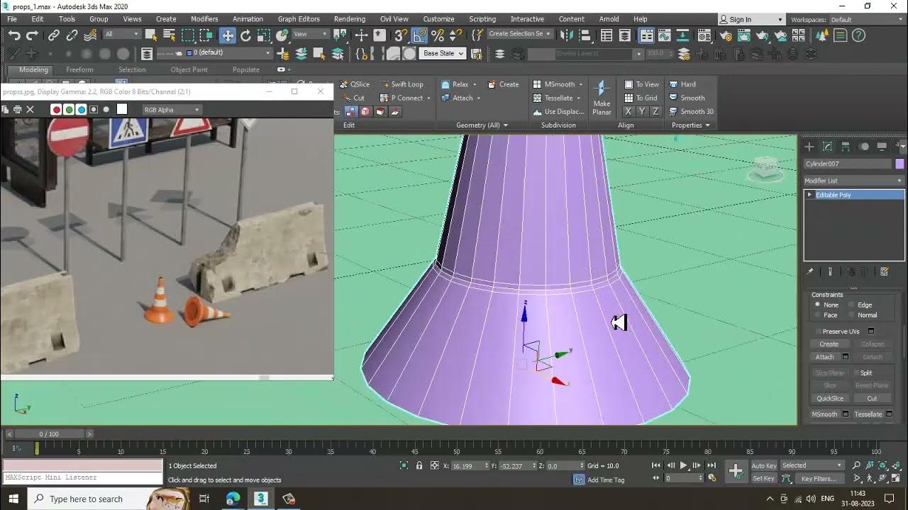 3dsmax Tutorials, Learn 3d Modeling Props from Scratch in 3dsmax. (For Beginners) ( Part 2 ...