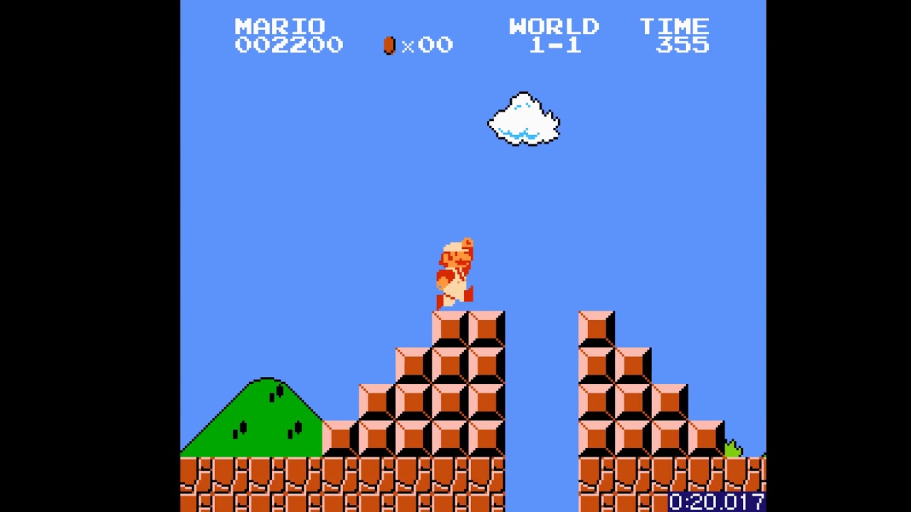 SMB1 1-1 with Fire 24.942 (old WR) - YouTube