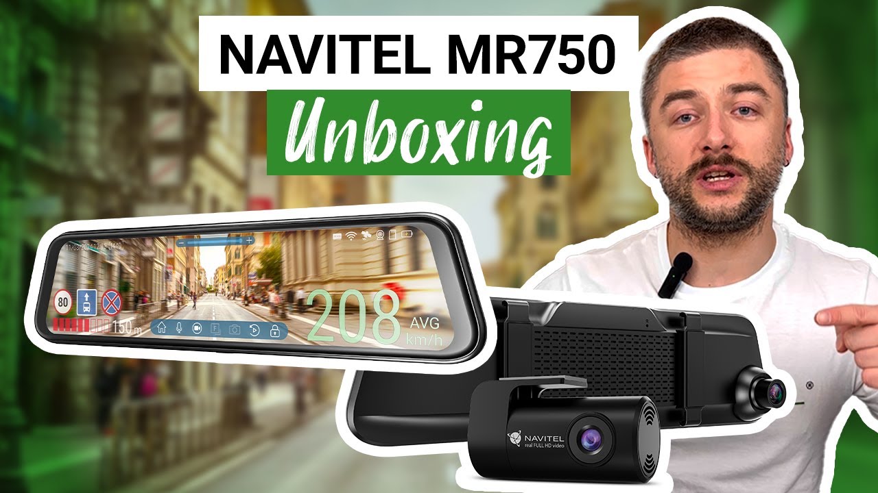 MR750 SMART - unboxing i prezentacja inteligentnego lusterka NAVITEL ...