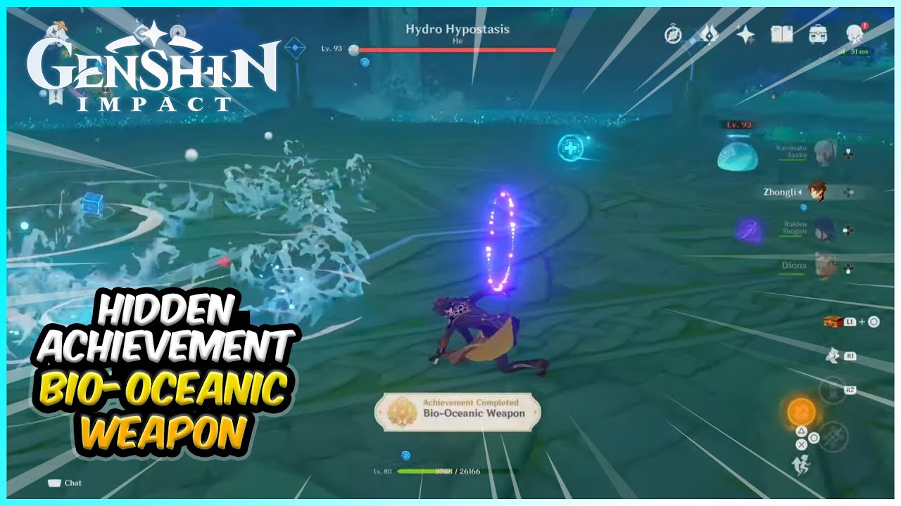 Bio-Oceanic Weapon Achievement | Genshin Impact Hidden Achievements ...
