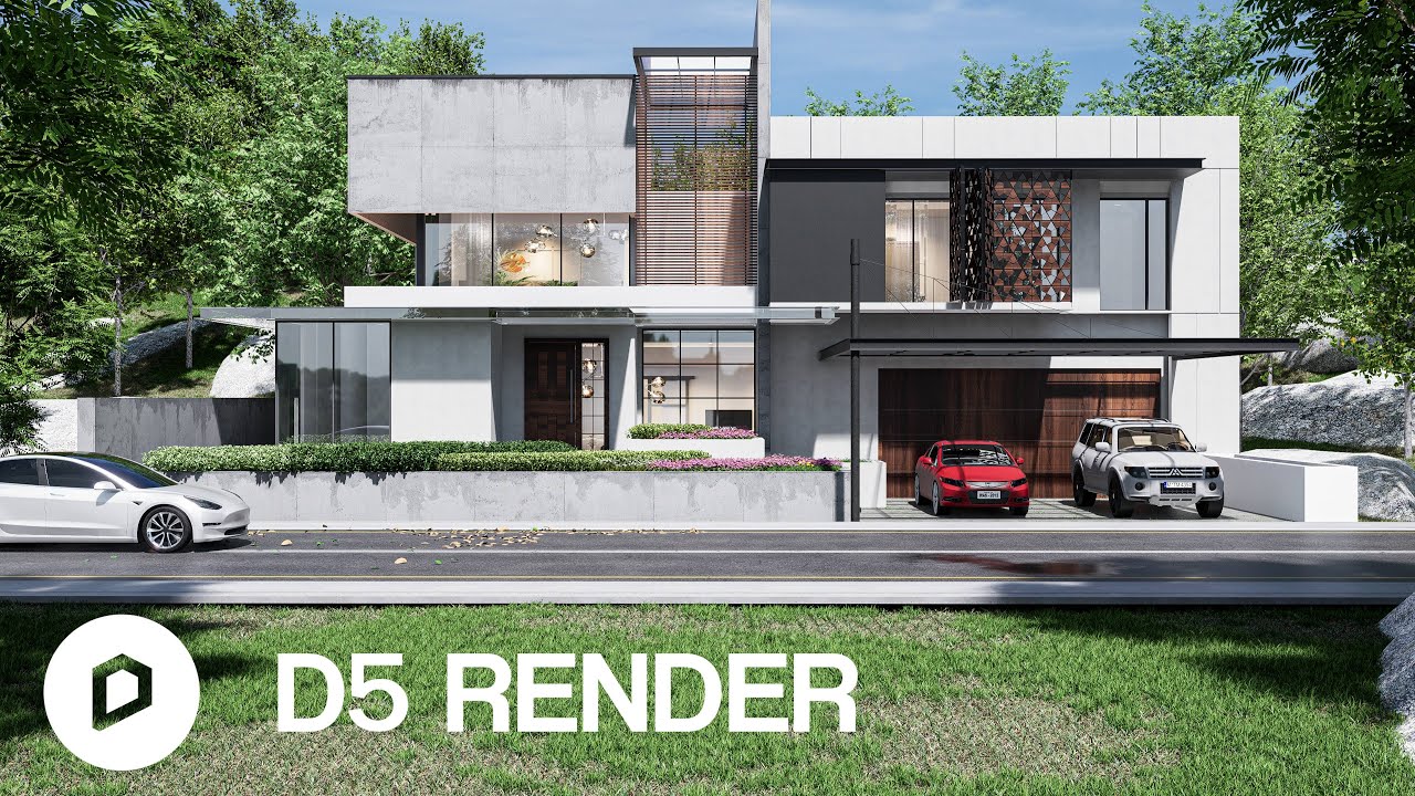 How to Create Exterior Design in D5 Render - Step-by-Step Tutorial ...