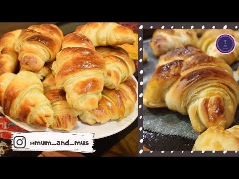 How to make Cheese and Chocolate filled Croissants the easy way - YouTube