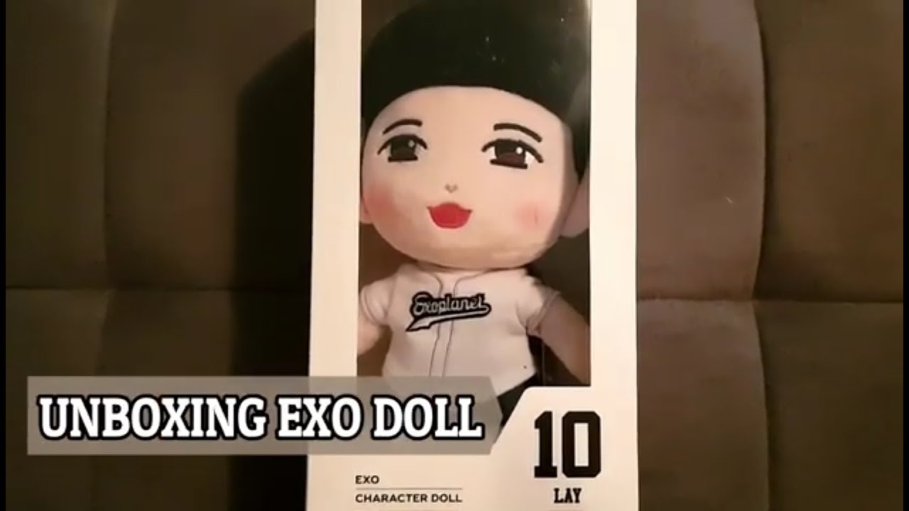 [UNBOXING] EXO Official Character DOLL [LAY] - YouTube