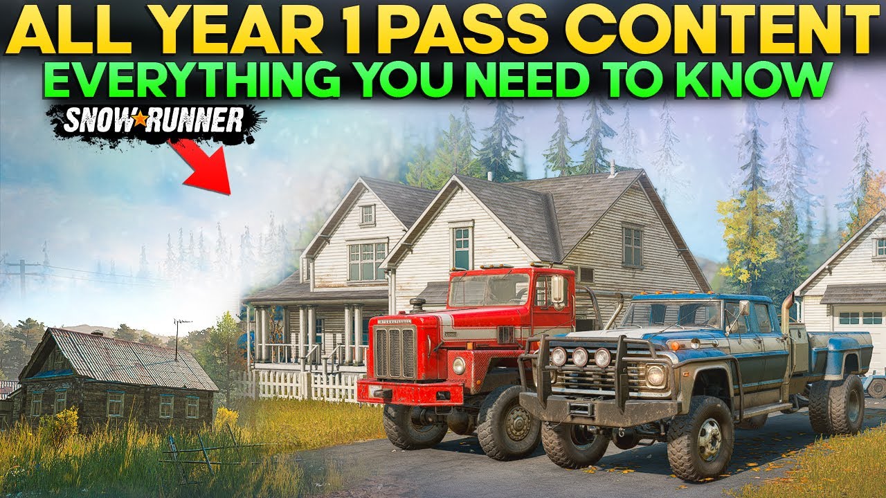 Season Pass All Vehicles and Regions in Year 1 SnowRunner Everything ...