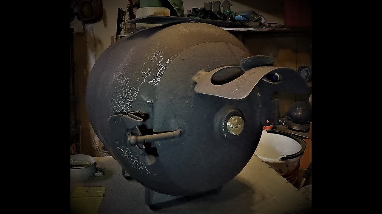 DIY How to turn a propane tank into a woodstove v2.0 - YouTube