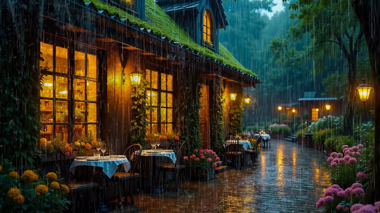 Keep your body comfortable with the sound of heavy rain - Rain sound for deep sleep - YouTube