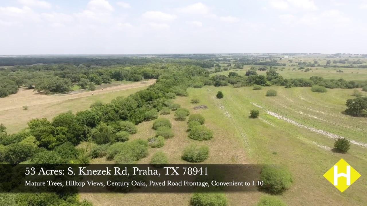 53 Acres: S. Knezek Rd, Praha, TX 78941 - YouTube