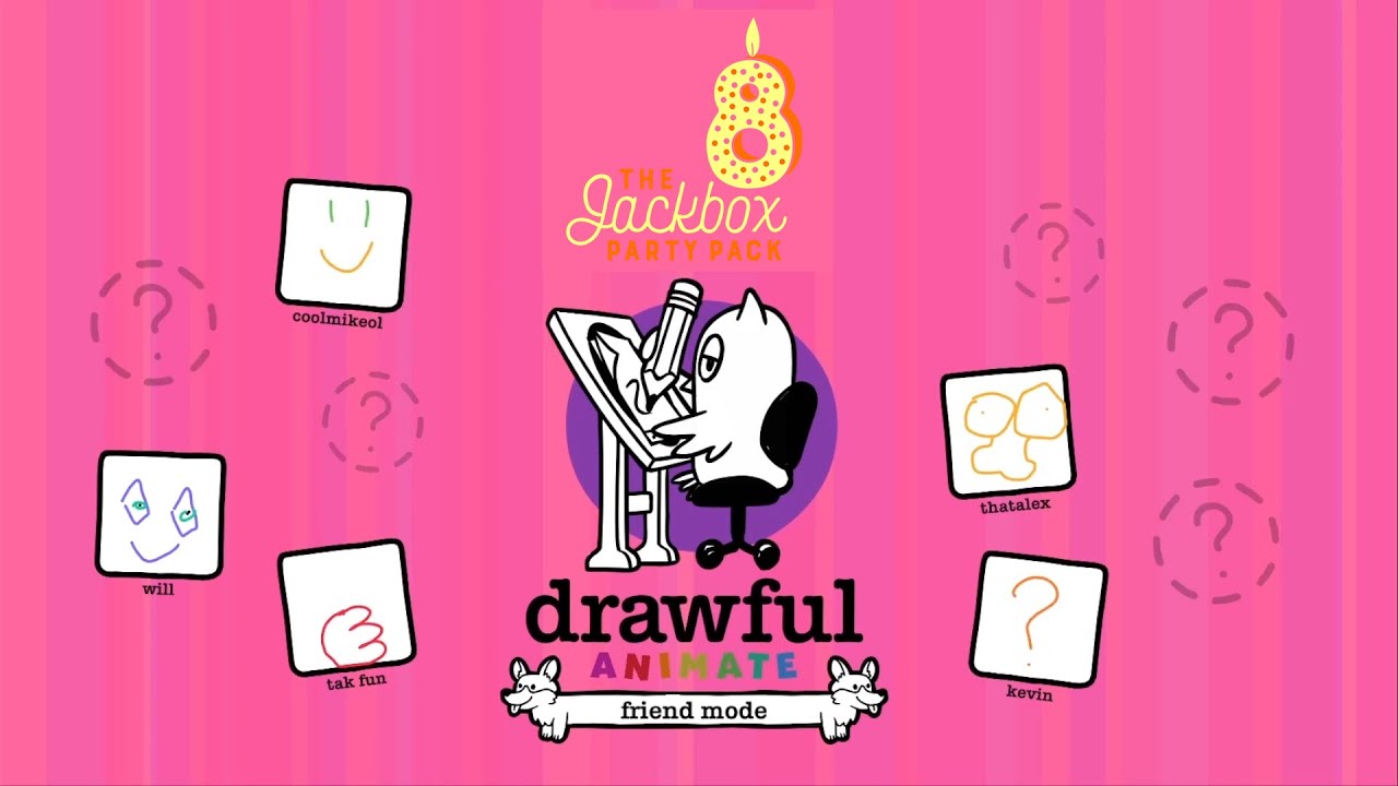 Let's Play w/ Friends: Drawful Animate Friend Mode - Jackbox Party Pack ...