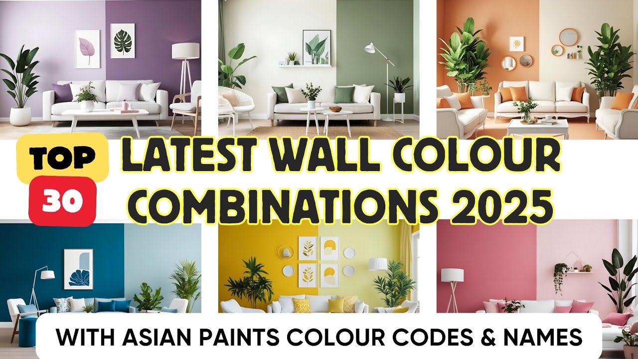 Best Wall Colour Combination for Living Room|Asian Paints Colour ...