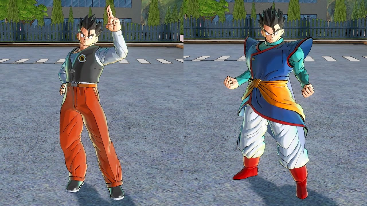 How to create Adult Gohan(High School Clothes,Kaioshin's Clothes) in ...