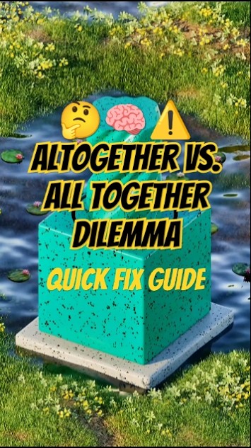 Altogether VS. All Together Grammar #grammar #english - YouTube