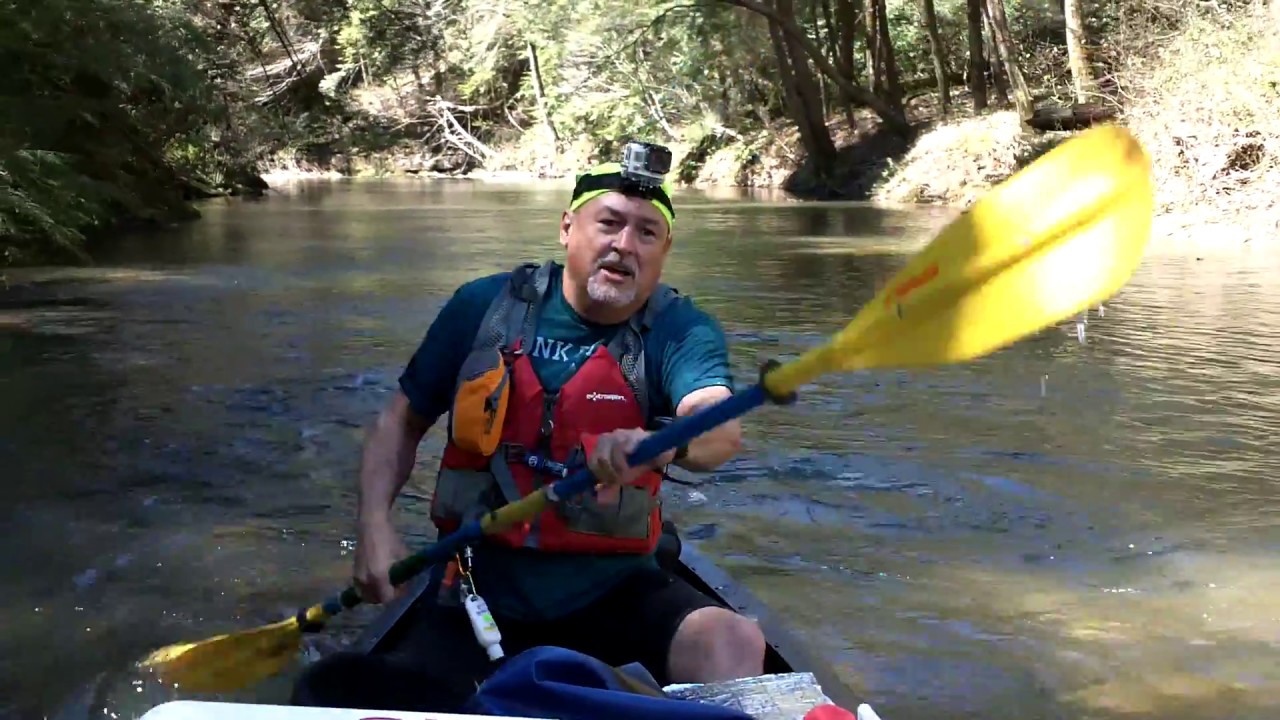 Canoeing upstream in Bankhead National Forest - YouTube