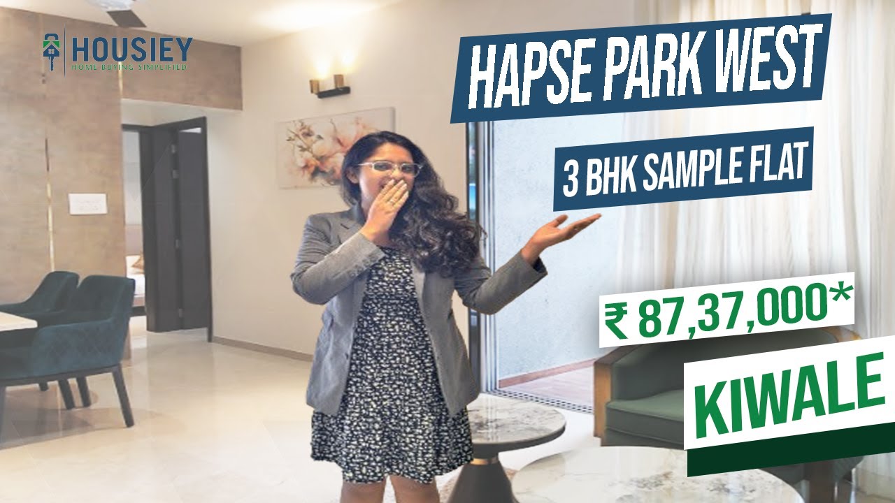Hapse Park West Kiwale | 3 Bhk Sample Flat Tour | Hapse Spaces Kiwale ...