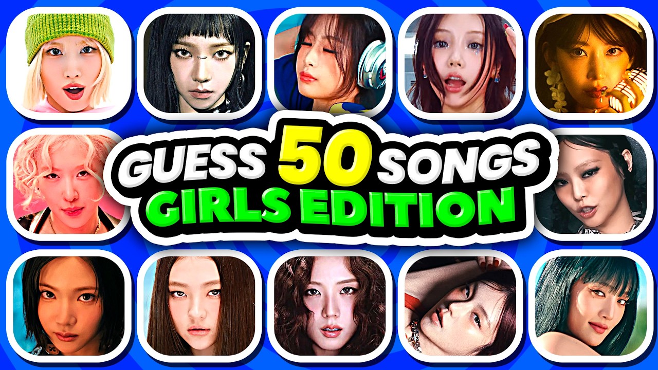 Guess 50 K-Pop Songs: Girls Edition 💖 Harder than you think! | KPOP ...